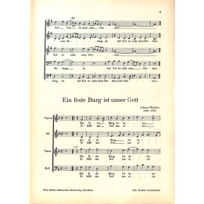 Ein feste Burg ist unser Gott - Notenbuch.de