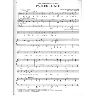 Part time lover - Notenbuch.de