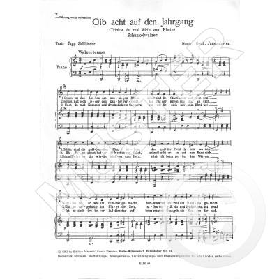 Gib acht auf den Jahrgang