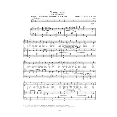 Mamatschi - Notenbuch.de
