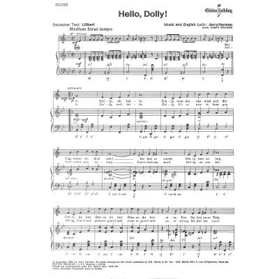 Hello Dolly - Notenbuch.de