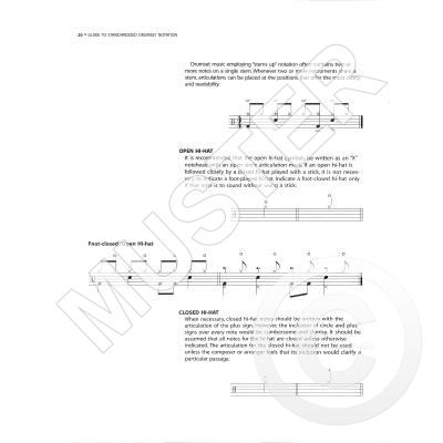 Guide to standardized drumset notation - Notenbuch.de
