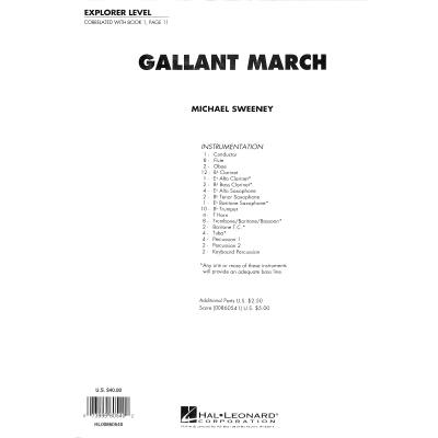 Gallant March - Notenbuch.de