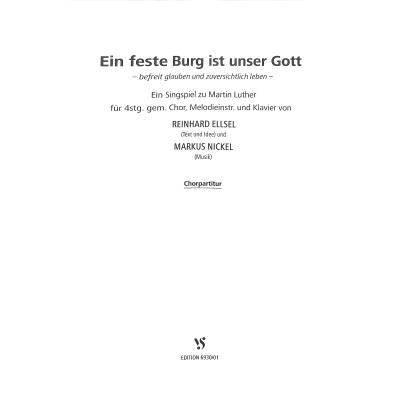 Ein feste Burg ist unser Gott - Notenbuch.de