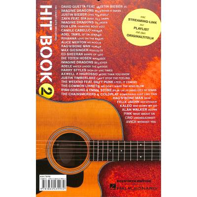 Hit book 2 100 Charthits für Gitarre - Notenbuch.de
