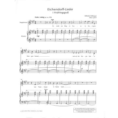 Eichendorff Lieder - Notenbuch.de