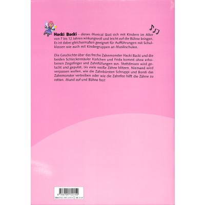 Hacki Backi Das Musical übers Zähneputzen - Notenbuch.de
