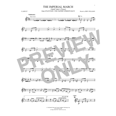The Imperial March Darth Vaders Theme from Star Wars The Empire Strikes ...