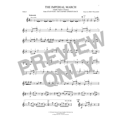 The Imperial March Darth Vaders Theme from Star Wars The Empire Strikes ...