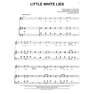 Little White Lies One Direction