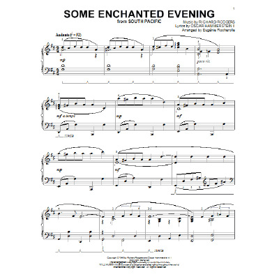 Some Enchanted Evening Rodgers Hammerstein - Notenbuch.de